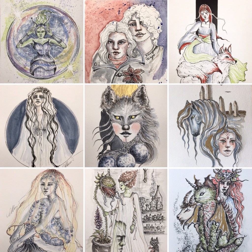 INKTOBER 2020 – October Drawing Challenges Official Prompt Lists ...